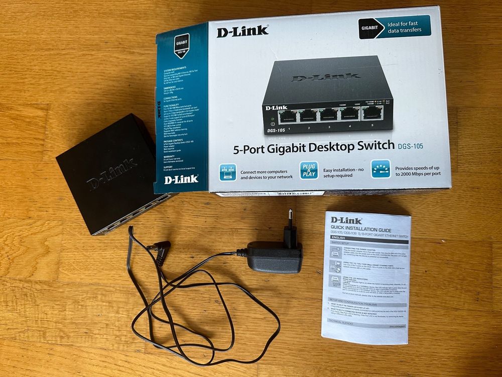 D-Link 5-Port Gigabit Ethernet Desktop Switch (Gebraucht) in Thalwil ...