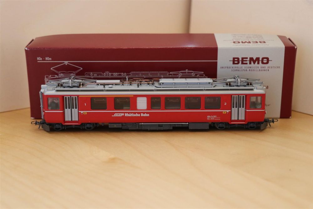 Bemo 1265 141 - RhB ABe 4/4 501 (D'occasion) à Matten b. Interl pour ...