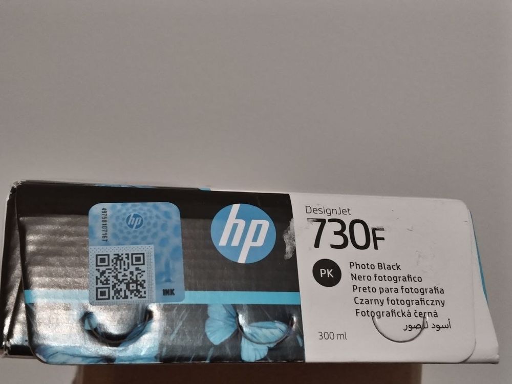 HP Tintenpatrone 730F schwarz 300ml 1XB28A (ink cartridge) (Neu und ...