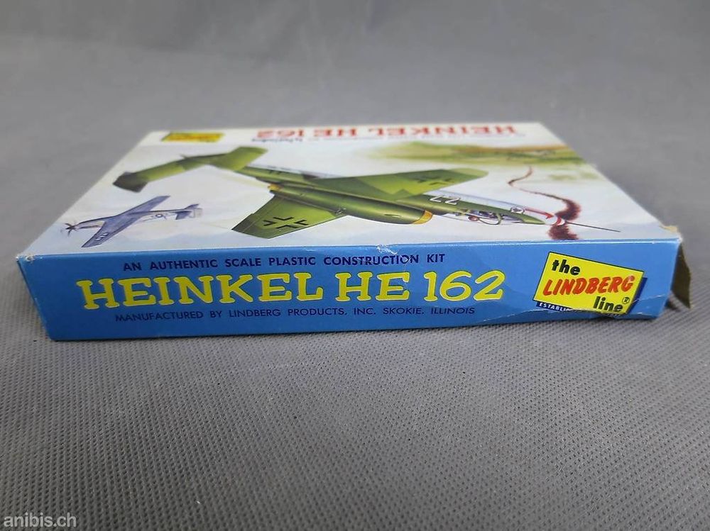 1965 Lindberg 1/72 Scale Heinkel HE 162 Model Kit (Neu (gemäss ...