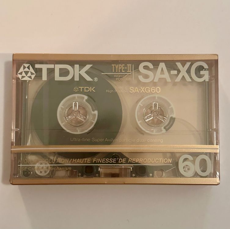 1x TDK SA-XG 60 - Type II High Position - Ultra Rare NEU (Neu und ...