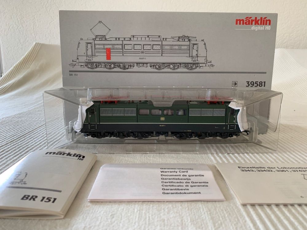 Märklin 39581 E-Lok BR 151 DB (AC) (Gebraucht) in Pfäffikon SZ für CHF 156 – mit Lieferung auf ...