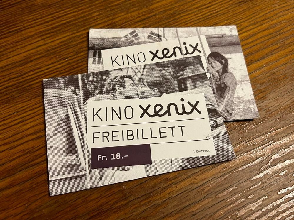 2 Freibillette Kino Xenix in Zürich, egal welchen Film (Gebraucht) in ...