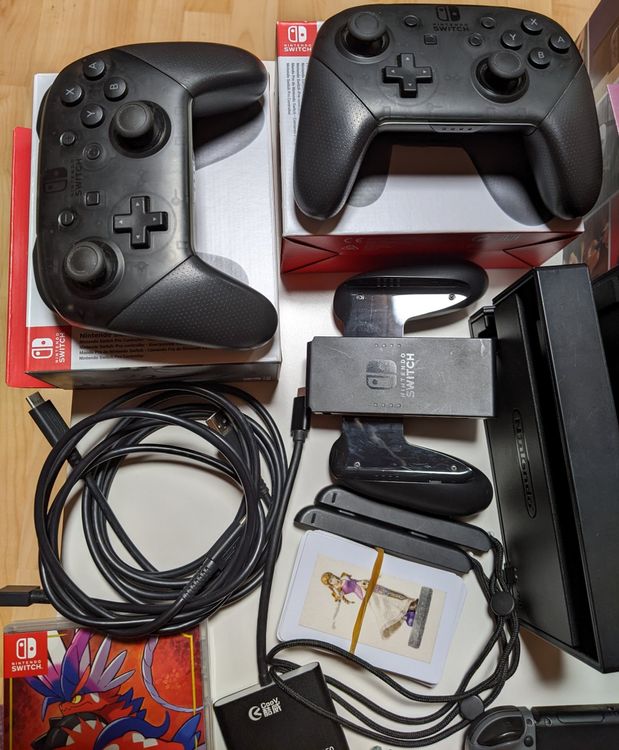 Nintendo Switch 1st Gen mit viel Zubehör (Gebraucht) in Gondiswil für ...