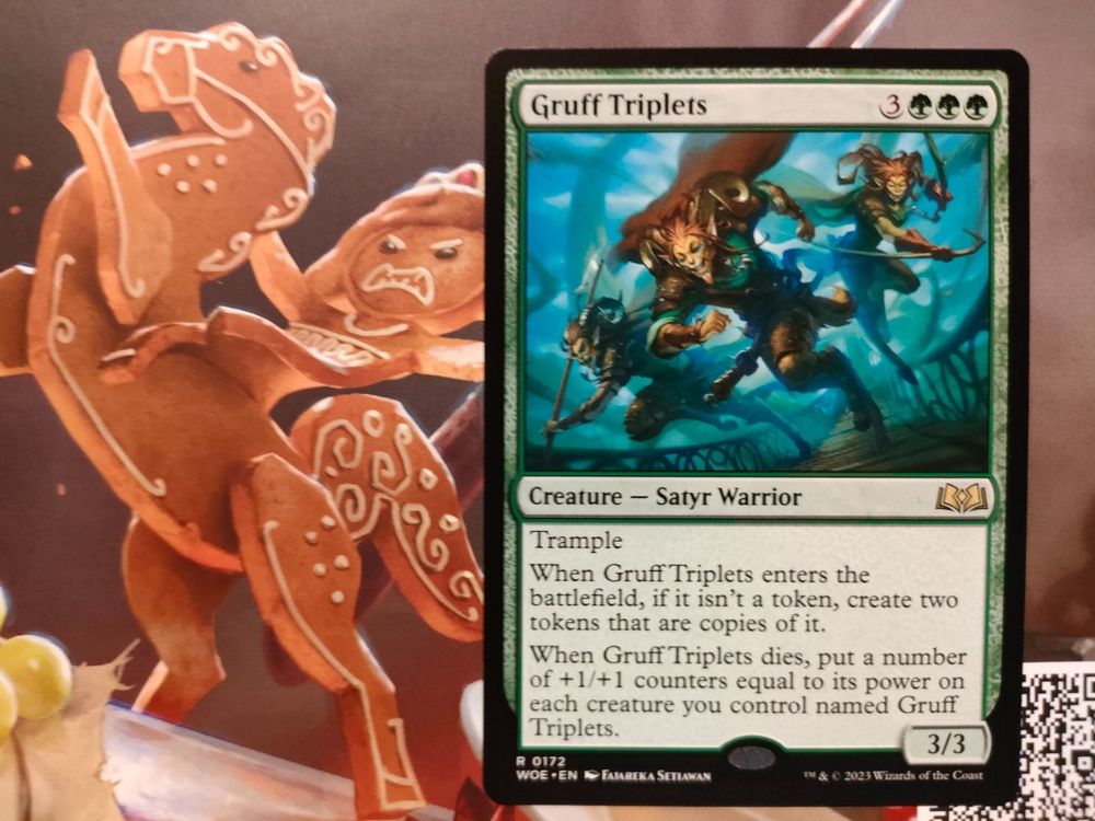 MTG - Gruff Triplets - WOE 0172 - Rare (Neu (gemäss Beschreibung)) in ...