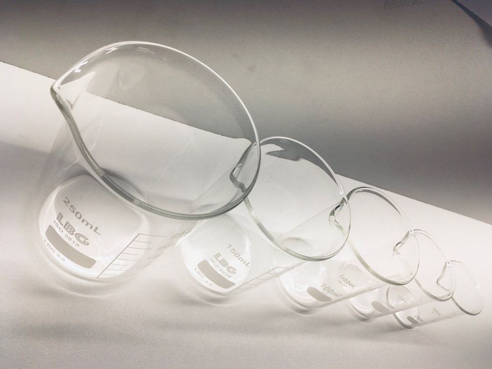 25-250ml 5 Laborbechern Becherglas becher set | Kaufen auf Ricardo