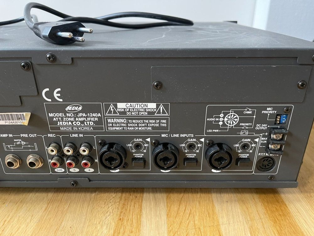 JEDIA jpa-1240a Endstufe Verstärker funktioniert (Gebraucht) in Zürich ...