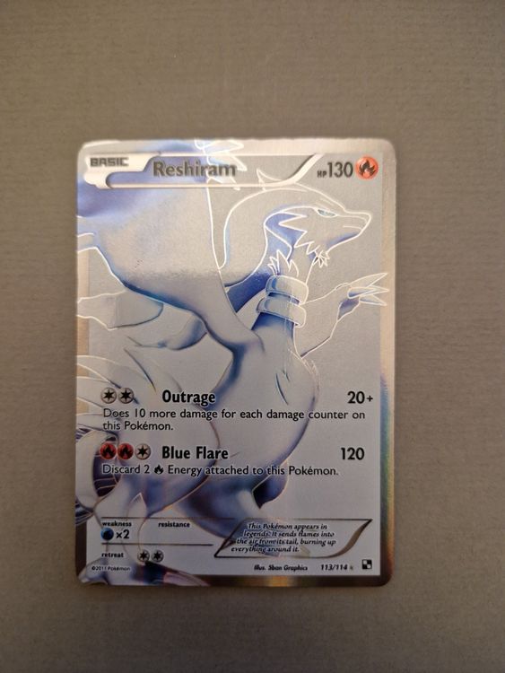 Reshiram / Schwarz Weiß / Ultra Rare (BLW) (Gebraucht) in Krauchthal für CHF 18 – mit Lieferung ...