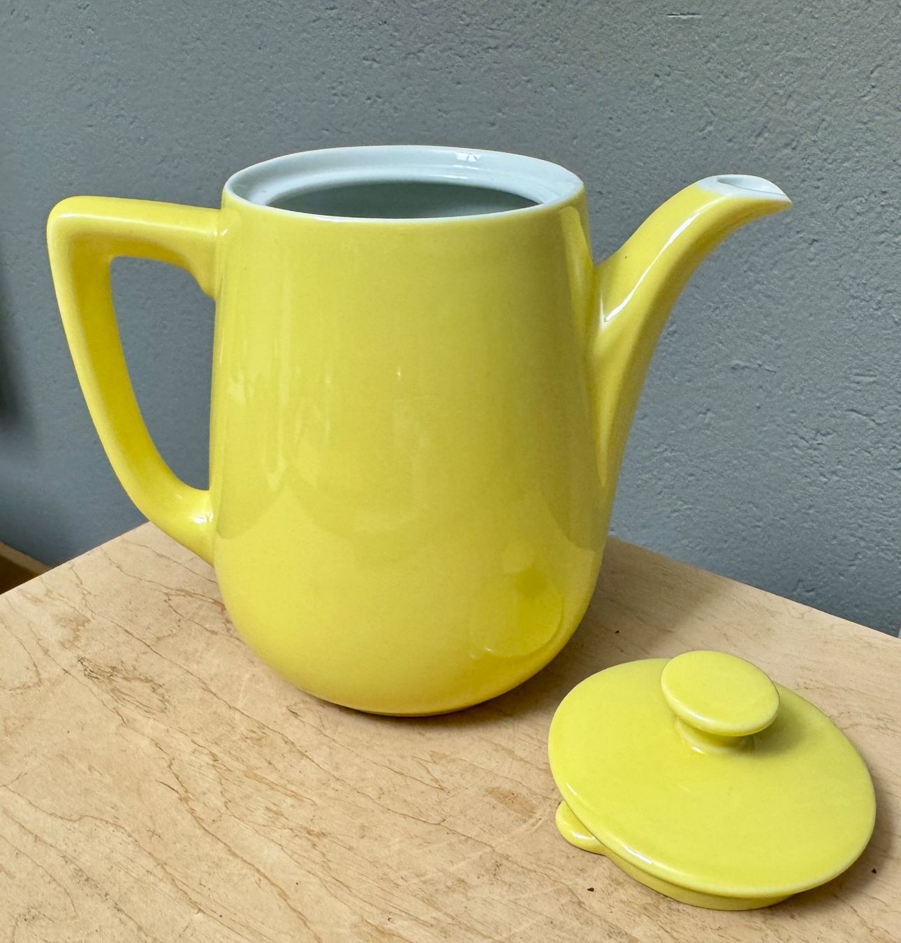 Alter Kaffeekrug Krug 1 Liter GELB von Rössler vintage (Gebraucht) in ...