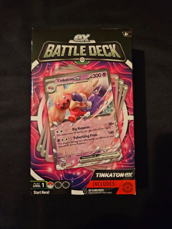 Pokémon TCG: Tinkaton ex Battle Deck EN (Neu und originalverpackt) in ...