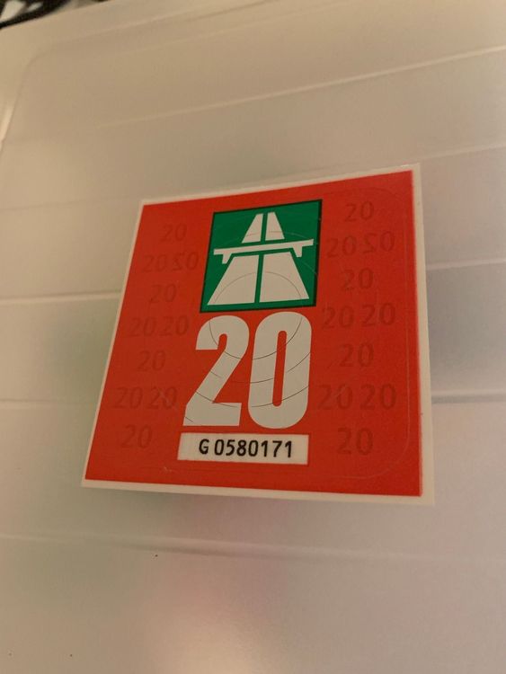 Autobahnvignette Schweiz 2020 (Neu und originalverpackt) in für CHF 36 ...