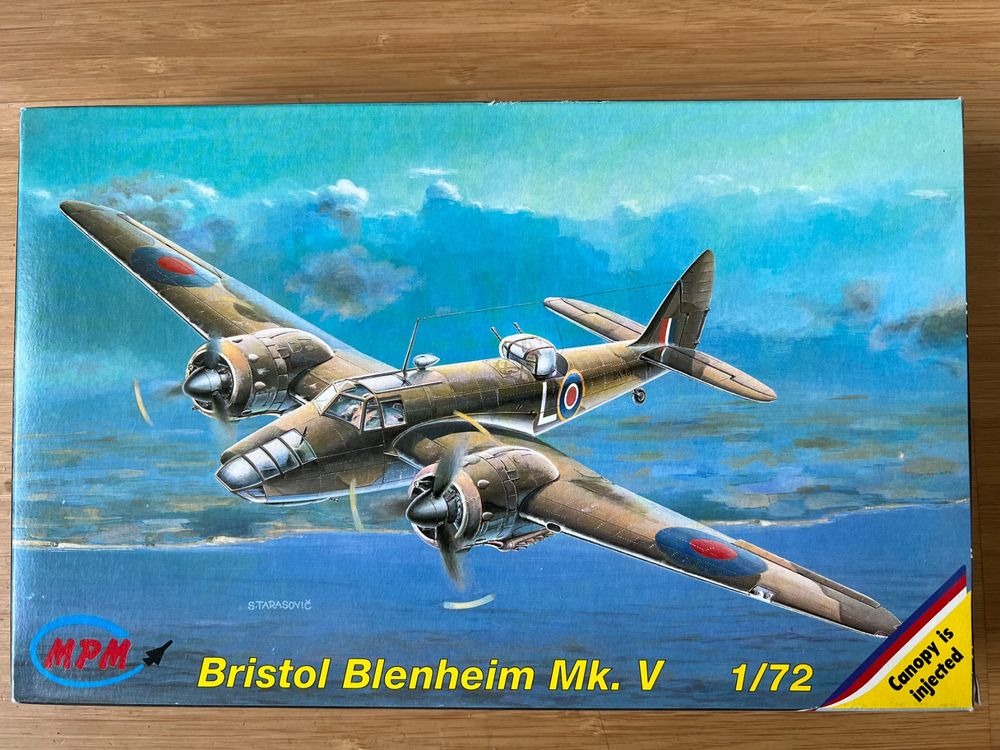 MPM 1/72: Bristol Blenheim Mk. V (Neu und originalverpackt) in ...