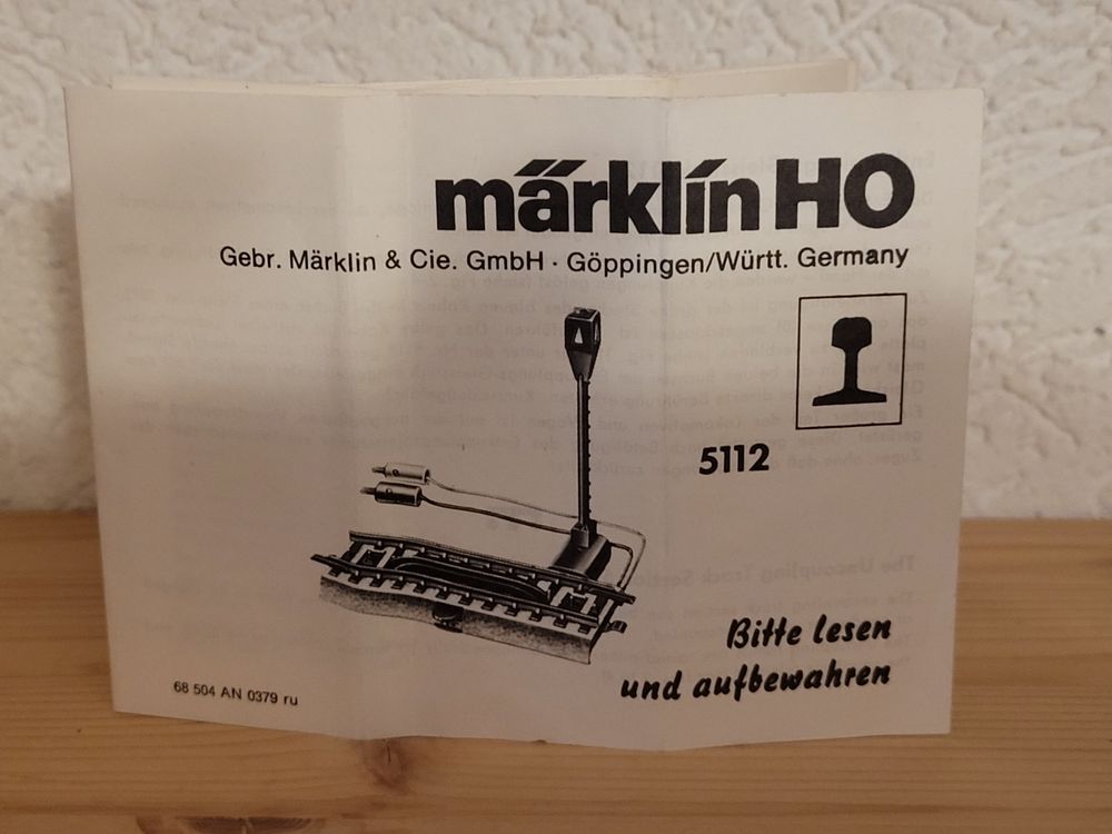 Märklin H0 5112 & 5113 - Entkupplungsgleise + Lichtmast (Gebraucht) in ...