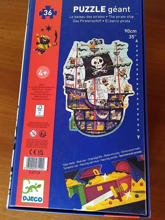 Puzzle gigante La nave dei pirati (Usato) a Sessa per CHF 10 – solo ...