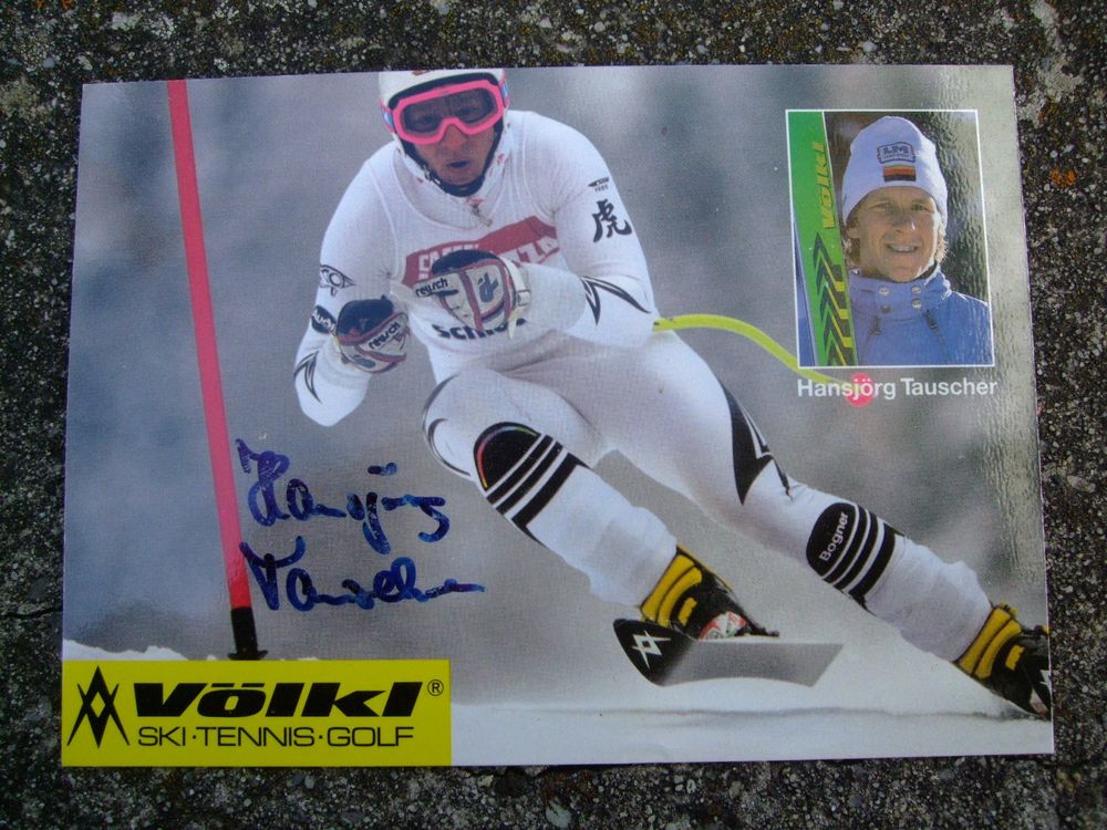 HANSJÖRG TAUSCHER (DE) AUTOGRAMMKARTE TOP (Gebraucht) in Schachen b ...