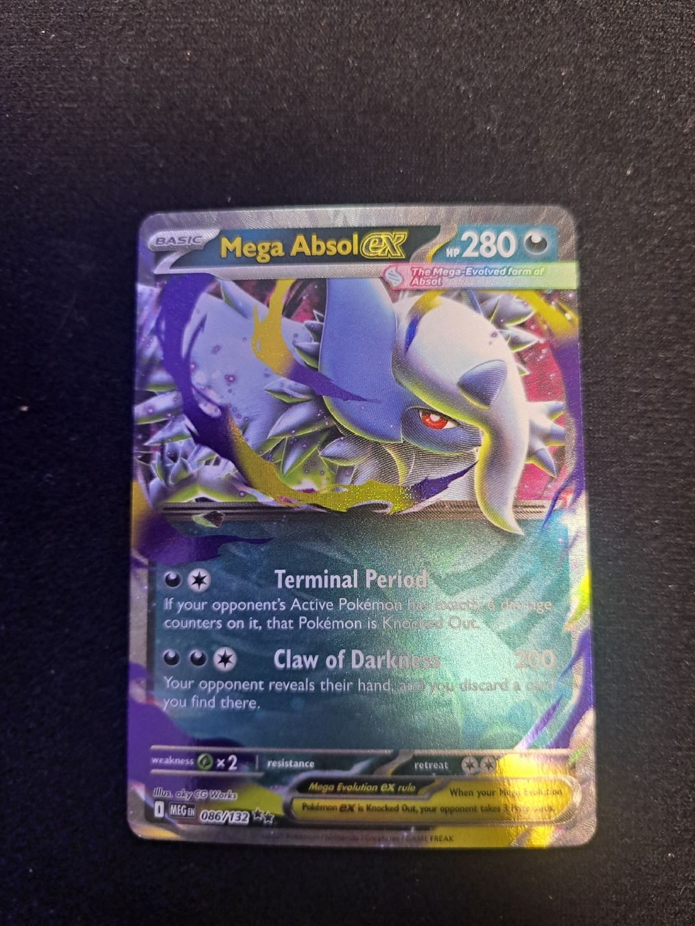 Carte Pokémon Mega Absol EX - Collectionnez-la! (D'occasion) à Agiez ...