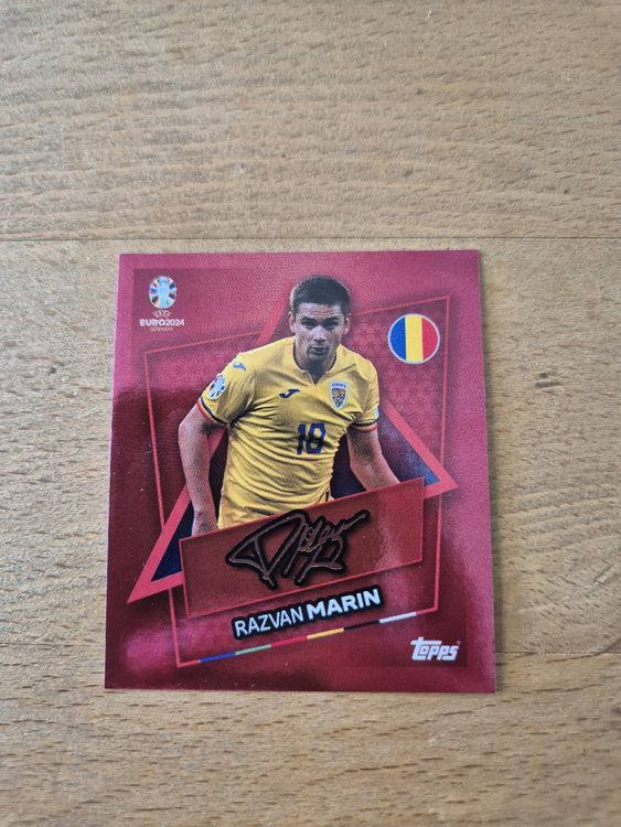 Topps Euro 2024 Razvan Marin ROM SP mit Signature (Neu (gemäss ...