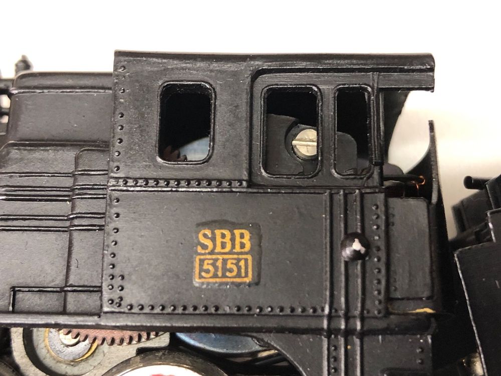 Buco H0-Wechselstrom Dampflok mit Tender "SBB 5151" (Gebraucht) in ...