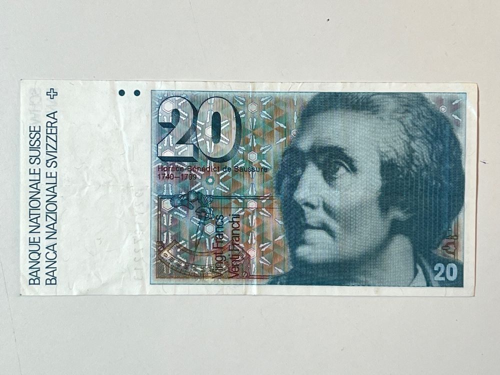 Banknote Schweiz Schweizerfranken CHF 20 | Kaufen auf Ricardo Banknote Schweiz Schweizerfranken CHF 20 | Kaufen auf Ricardo