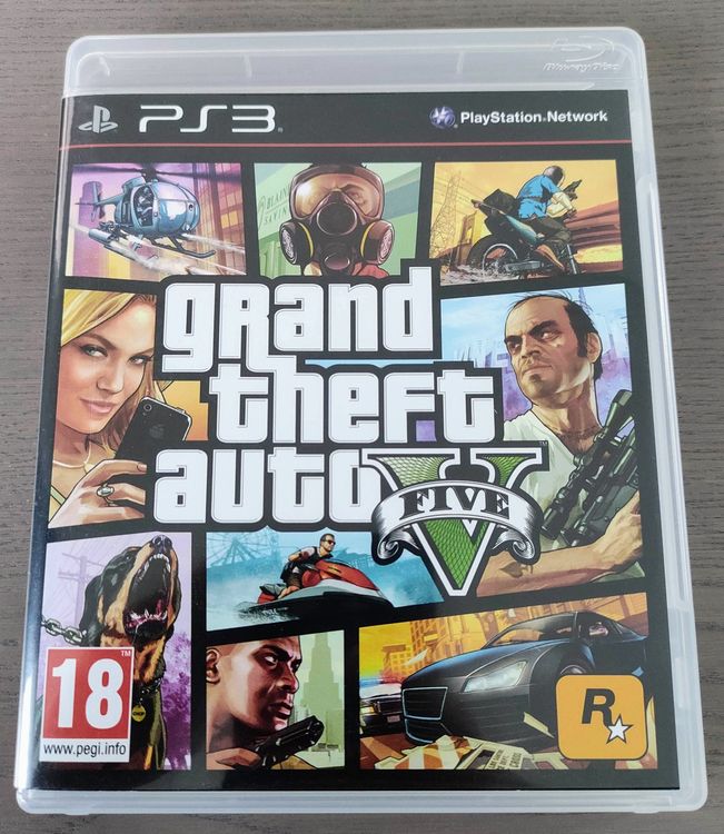 GTA5 Grand Theft Auto V - PS3-Blu-ray Disc für PlayStation 3 (Gebraucht ...
