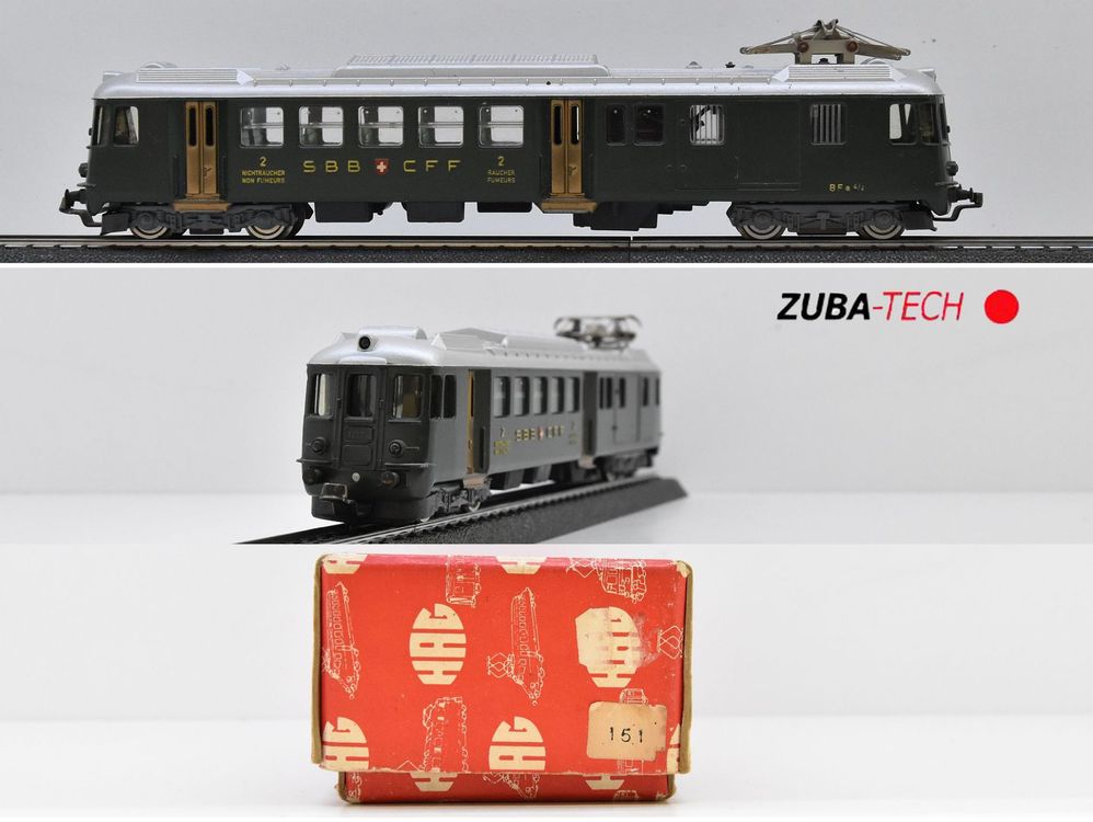HAG 151 Triebwagen BFe 4/4 SBB H0 GS Analog mit OVP (Gebraucht) in St. Gallen für CHF 80 – mit ...
