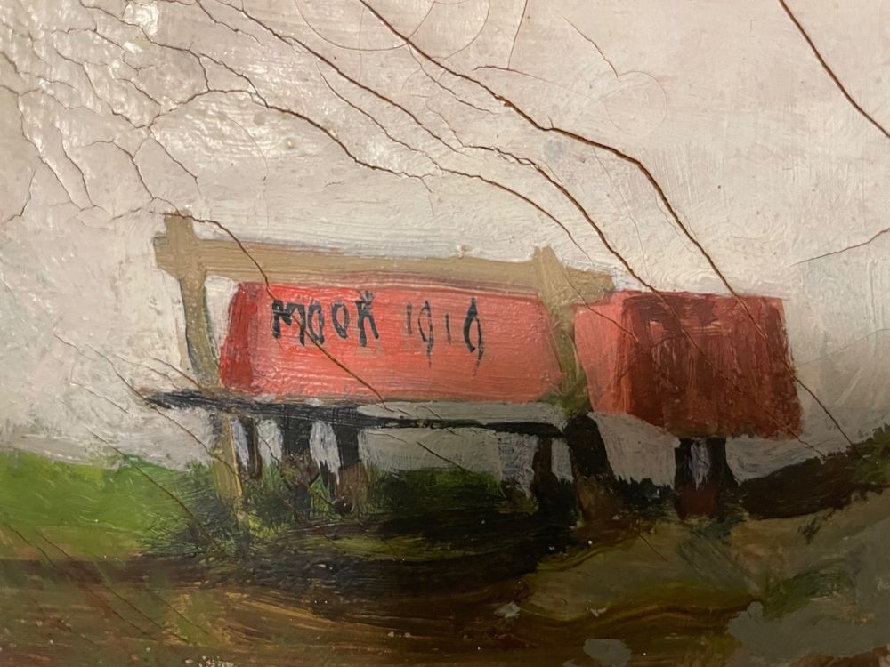 Ludovit Bránsky,Schloss Beroldingen auf Rahmen Signiert | Kaufen auf ...