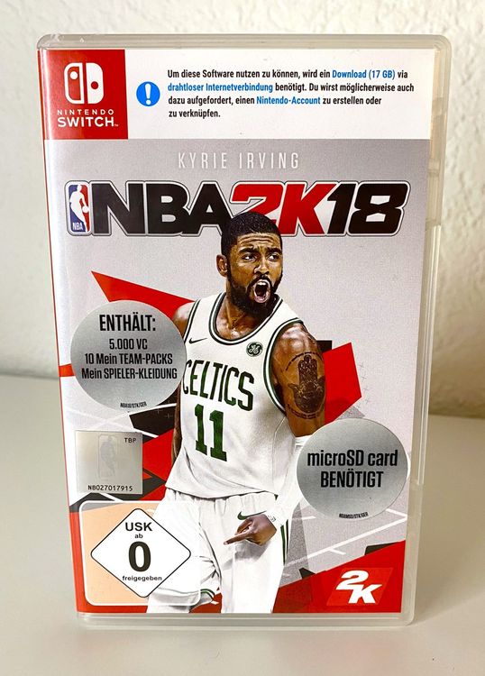 NBA 2K18 Nintendo Switch (Gebraucht) in Aarau für CHF 10 – mit Lieferung auf Ricardo kaufen