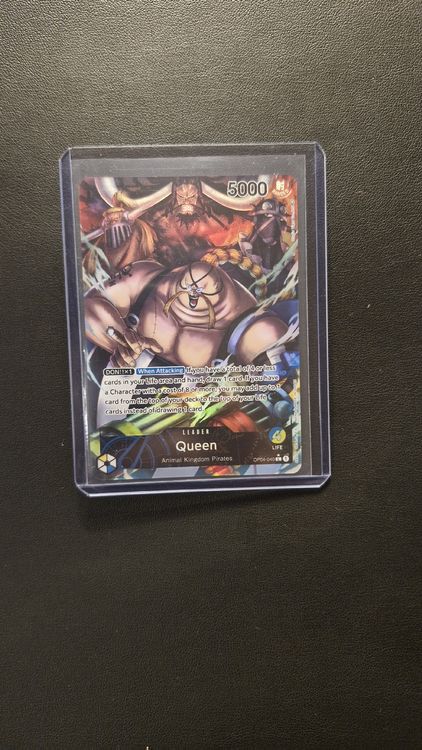 One Piece Card Game - Queen - Alt Art Leader OP07 (Neu (gemäss ...