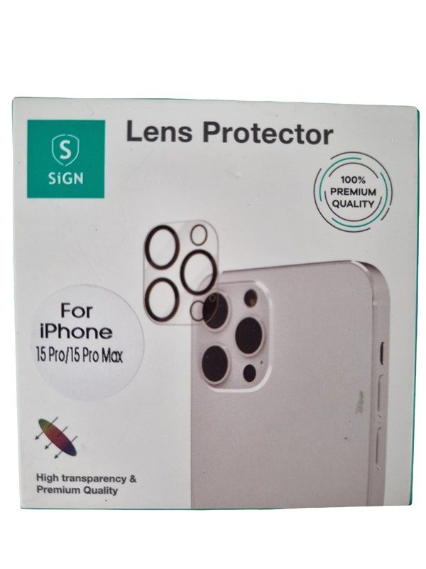 SIGN Kamera Lens Protector iPhone 15 Pro/Pro Max (Neu und ...