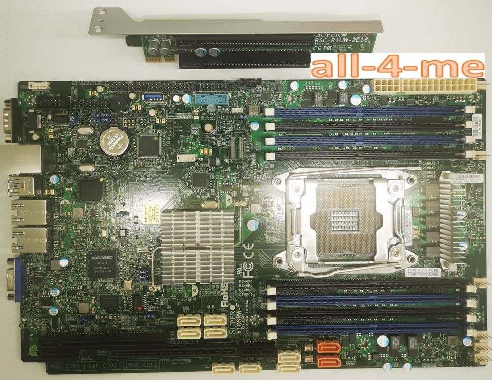 Supermicro X10SRW-F Server LGA2011 Intel® C612 Mainboard | Kaufen auf ...
