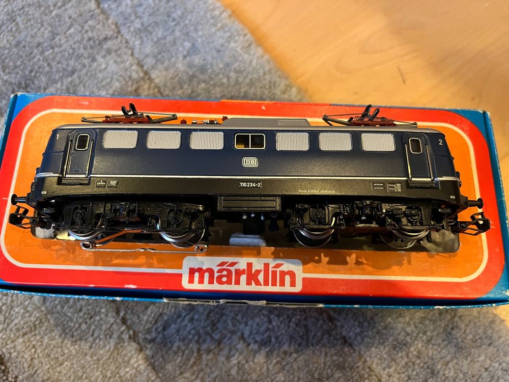 Märklin 3039 E-lok DB BR E10 aus 1971 mit 110 234-2 OVP top | Kaufen ...