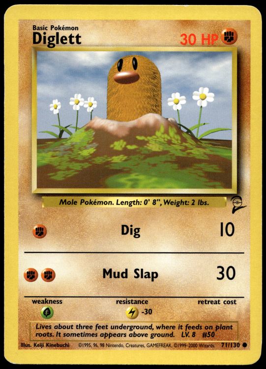 Diglett 71/130 Pokémon Base Set 2 ab 1.- (Neu (gemäss Beschreibung)) in ...