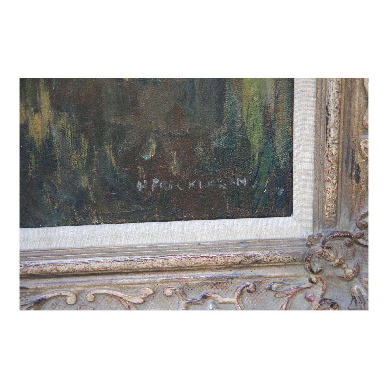 1 Tableau huile sur toile, “The Circus People” signé Harold (Gebraucht ...