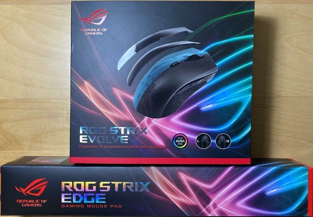 ASUS ROG STRIX EVOLVE + ROG STRIX EDGE (Neu und originalverpackt) in ...