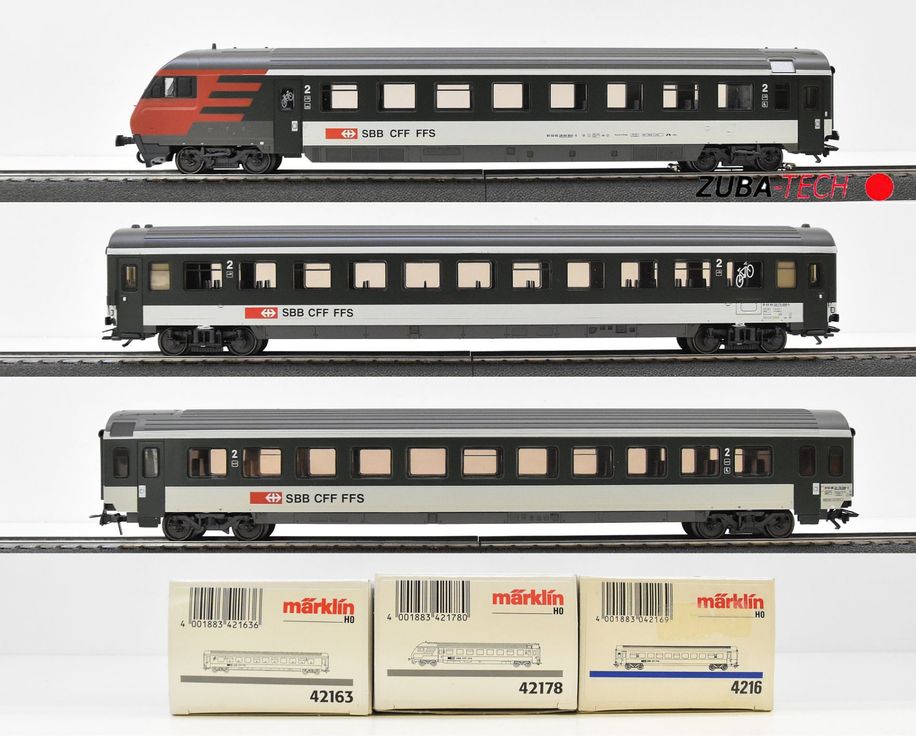 Märklin 3x Personenwagen der SBB H0 WS mit OVP (Gebraucht) in St. Gallen für CHF 143 – mit ...