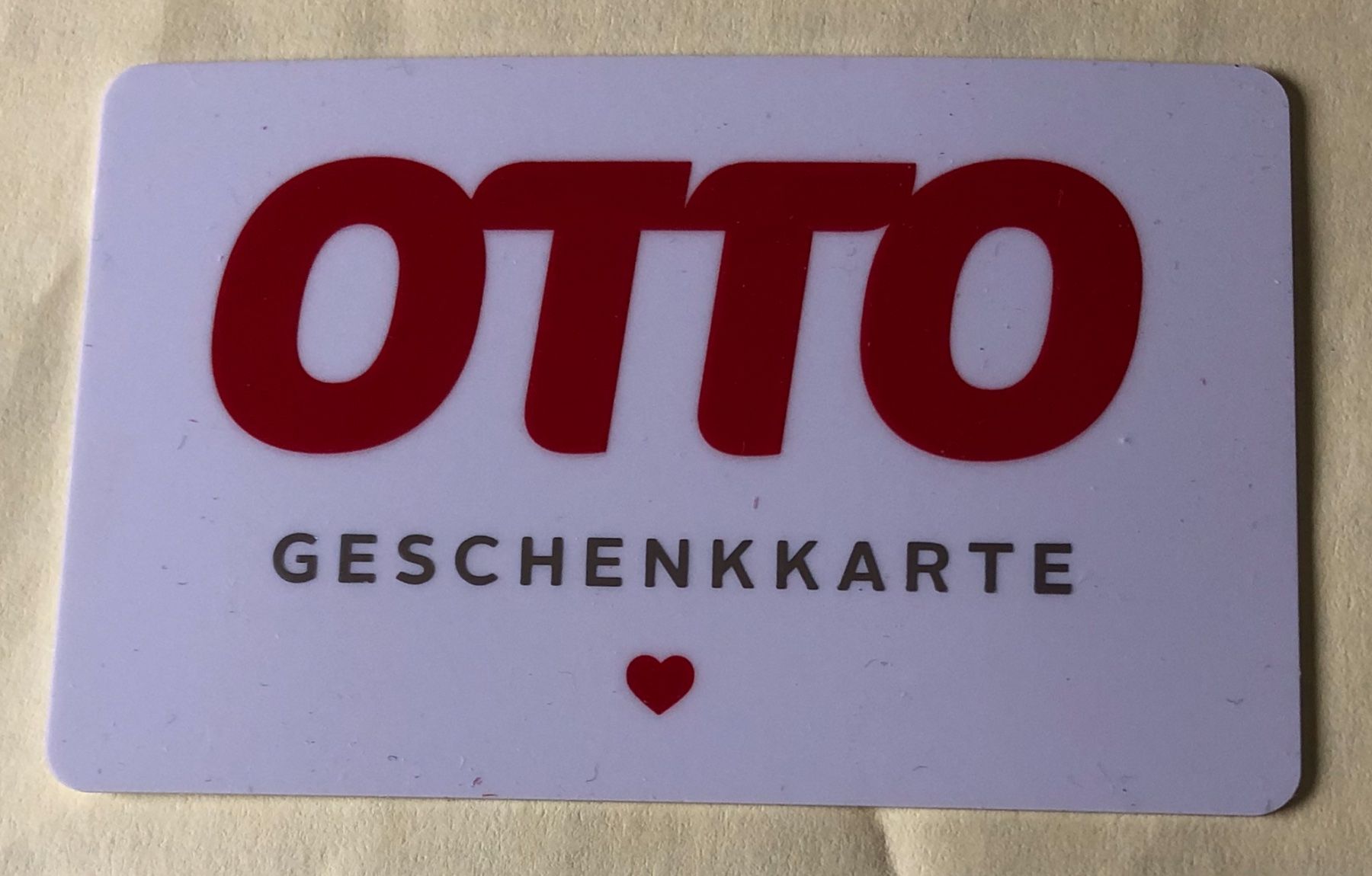 OTTO Geschenkkarten ohne Guthaben und für Sammler gedacht. (Gebraucht ...