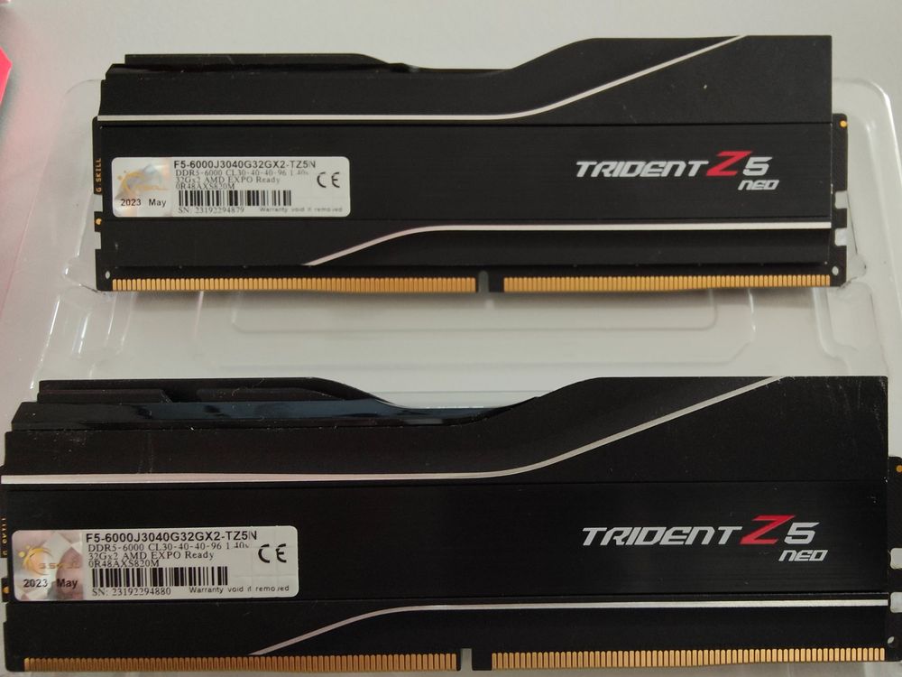 G.Skill Trident Z5 neo 2 x 32GB DDR5 6000 MHz CL30 (Gebraucht) in Baden ...