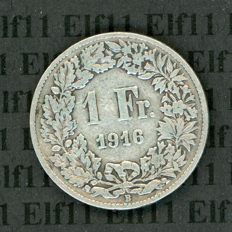 CHF___1.00 1916 ss+ 1 Franken | Kaufen auf Ricardo