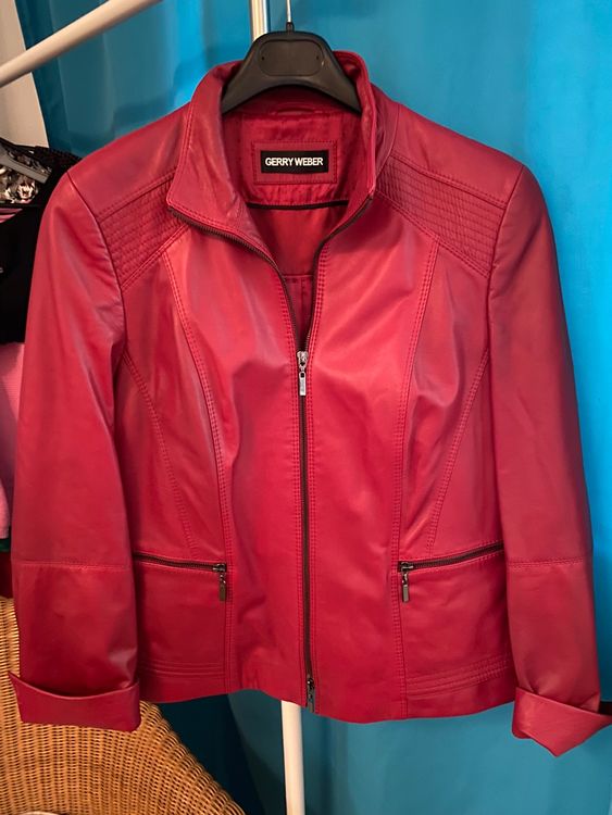 Rote Lederjacke Gerry Weber (Gebraucht) in für CHF 35 – mit Lieferung ...