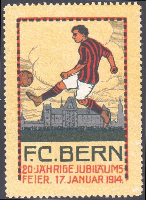 1914: "FC BERN" - super briefmarkenähnliche Vign. (*) - LP (Gebraucht ...
