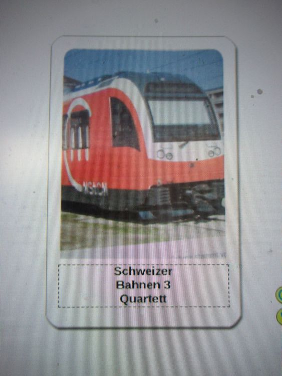 Schweizer Bahnen III Quartett 52 Karten (Neu und originalverpackt) in Herznach für CHF 32 – mit ...