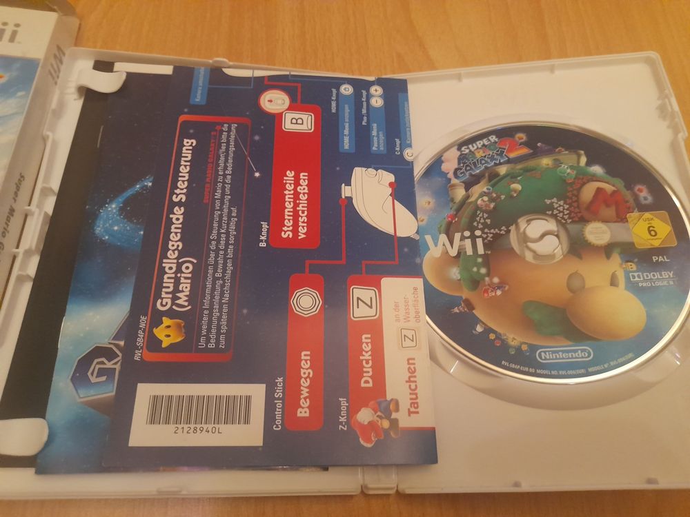 Nintendo Wii Super Mario Galaxy 2 mit DVD Komplett! (Gebraucht) in ...