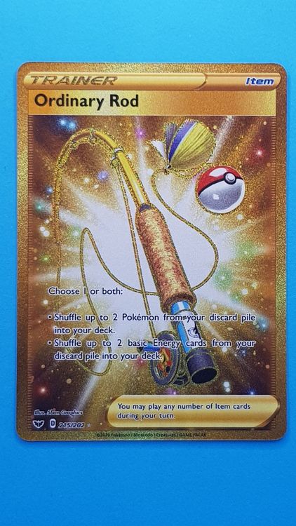 Ordinary Rod – Gold Secret Rare – Sword & Shield Base - EN (D'occasion ...