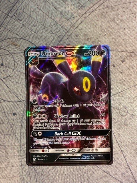 Umbreon GX - Sun & Moon Base Set 80/149 - EN | Kaufen auf Ricardo