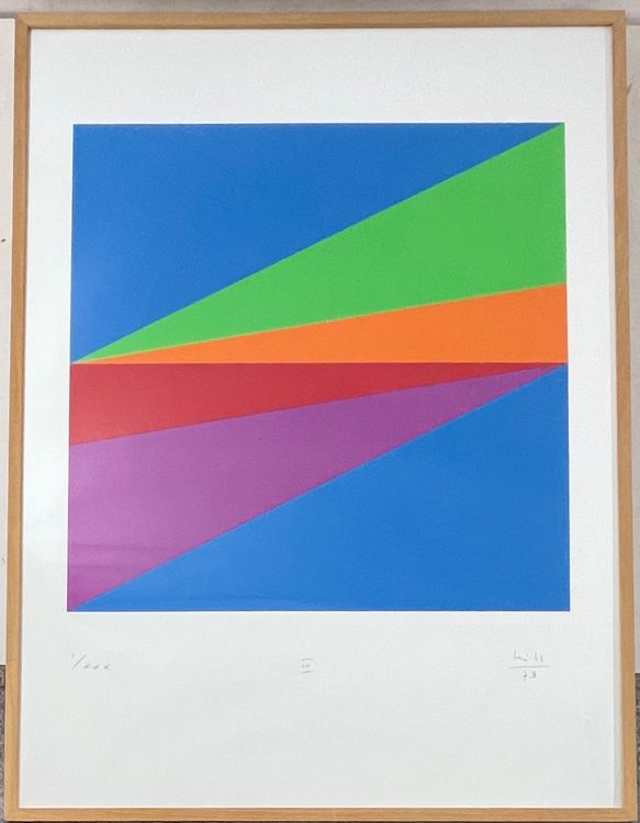 Max Bill (1908-1994) Lithographie Handsigniert (Gebraucht) in für CHF 1309 – mit Lieferung auf ...