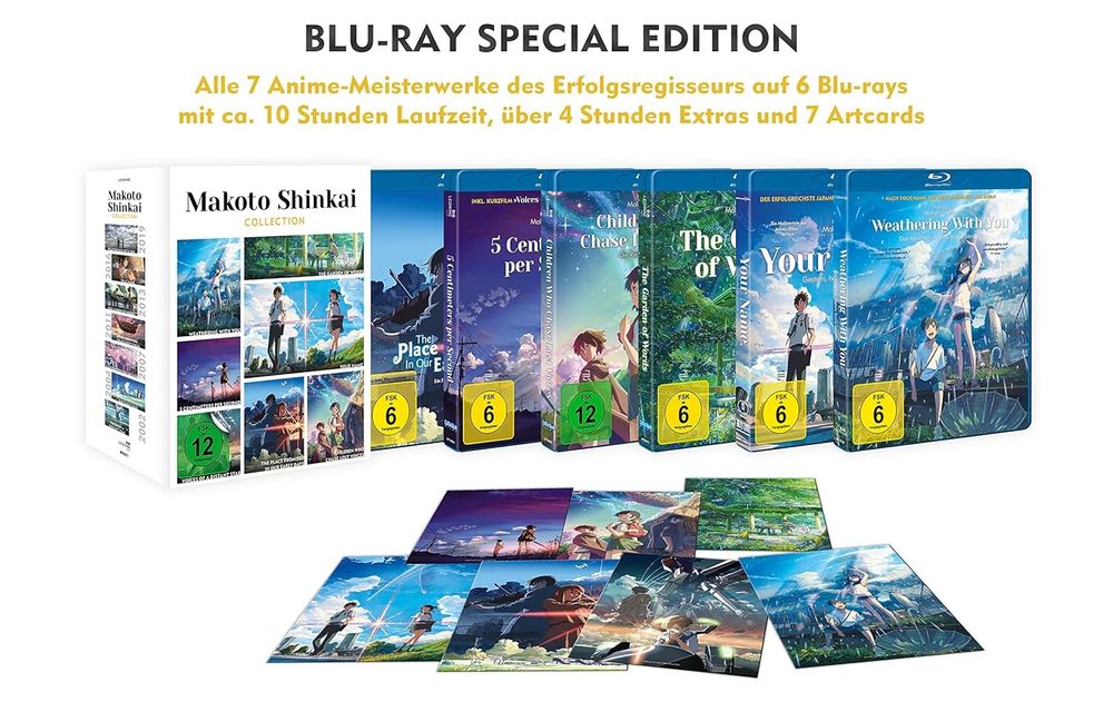 Makoto Shinkai Collection (2002-2019) 7 Filme/6 Blu Rays (Neu und originalverpackt) in Thun für ...