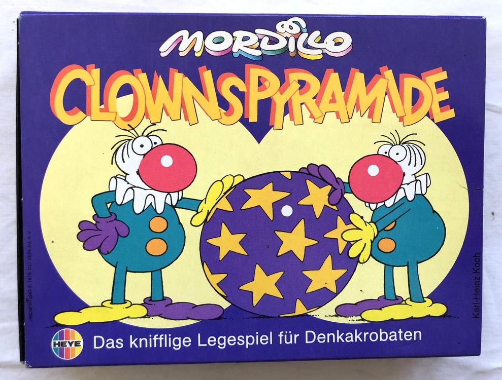 MORDILLO - Spiel - Clownspyramide - Heye Verlag (Gebraucht) in ...