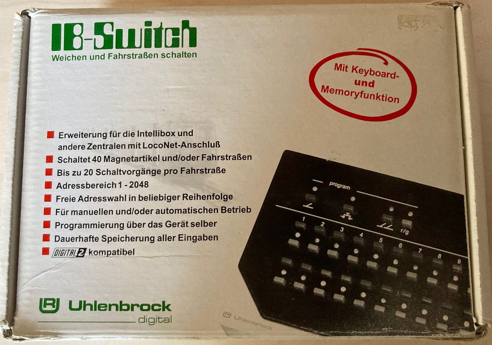 UHLENBOCK - IB-SWITCH 65800 (Gebraucht) in La Coudre für CHF 80 – mit ...