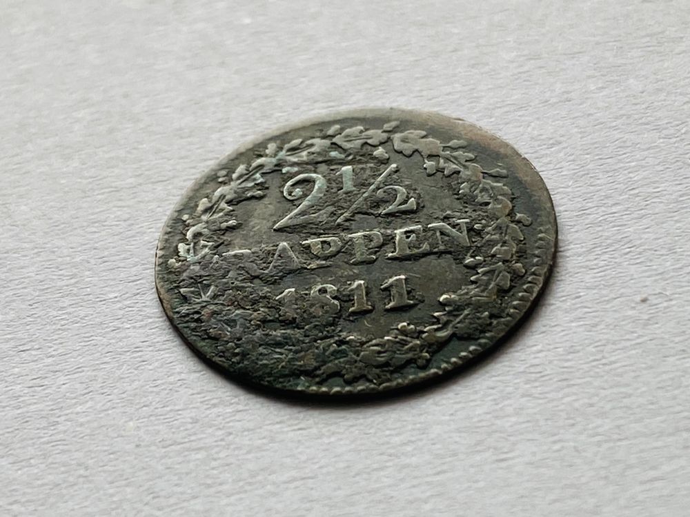 1811 BERN 2 1/2 Rappen Kantonalmünze Kantonal Münze Billon + (Gebraucht) in Müswangen für CHF 20 ...