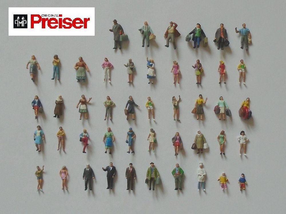 H0 / 46x PREISER Figuren (Neuf (Voir description)) à Olten pour CHF 41 ...